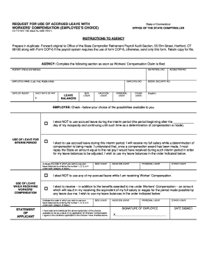 Fillable Online Request for Use of Accrued Leave (CO-715) Fax Email ...