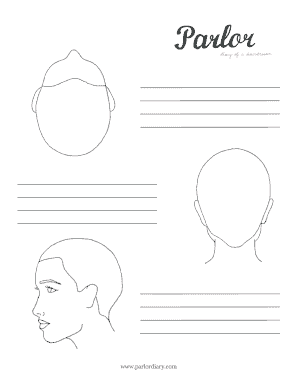 Fillable Online the free printable head sheet. - Parlor Diary Fax Email ...