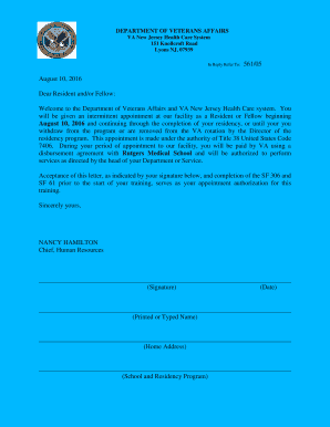 Fillable Online Fillable VA Letterhead VA Style Fax Email Print - pdfFiller