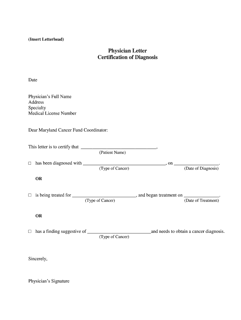Physician Letter Diagnosis Fill Online Printable Fillable Blank Physician Letter Diagnosis Fill Online Printable Fillable Blank