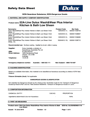 Fillable Online NON-Hazardous Substance, NON-Dangerous Goods Fax Email ...
