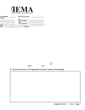Fillable Online Fillable Disaster Impact Assessment Form Fax Email ...