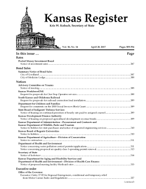 Fillable Online Kansas Register Fax Email Print - pdfFiller