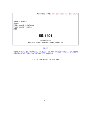 Fillable Online SB 1401 Fax Email Print - pdfFiller