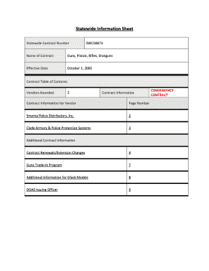 Fillable Online pur doas ga Statewide Information Sheet Fax Email Print ...
