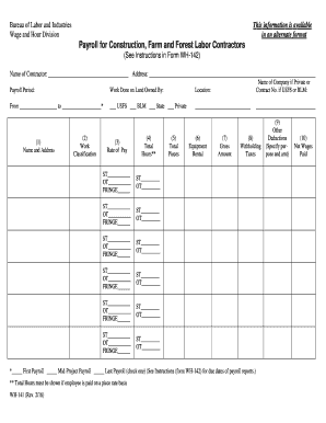 Fillable Online oregon WH-141 Fax Email Print - pdfFiller
