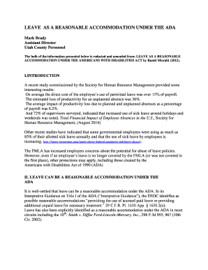 Printable reasonable accommodation ada and Document Blanks to Submit in ...