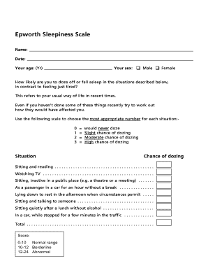 Fillable Online sleep apnea questionnaire pdf- pdf documents Fax Email ...