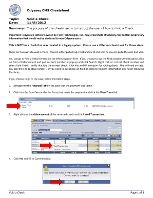 Fillable Online Odyssey CMS Cheatsheet Fax Email Print - pdfFiller