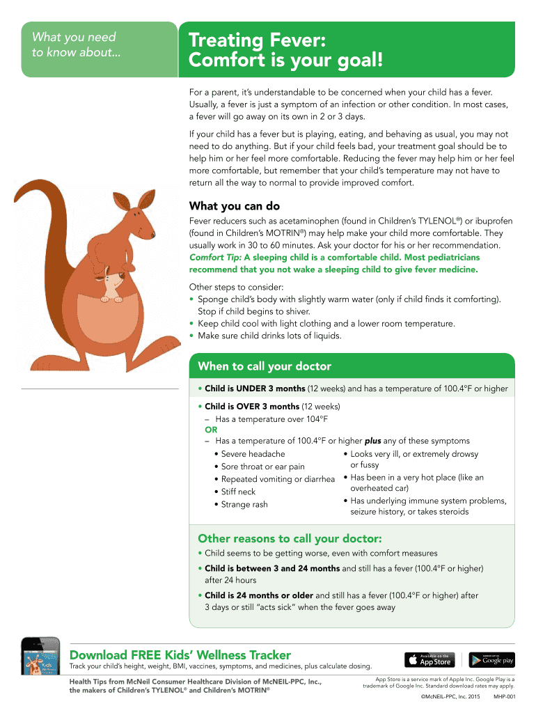 Fillable Online Treating Fever: Fax Email Print - pdfFiller