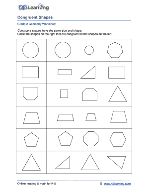 Shape Pattern Worksheets 4th Grade