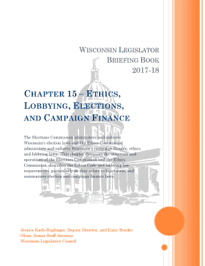 Fillable Online docs legis wisconsin CHAPTER 15 ETHICS, Fax Email Print ...