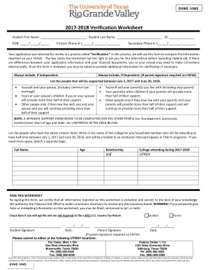 Fillable Online Student First Name: Student Last Name: ID: Fax Email ...