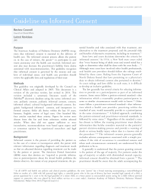 Fillable Online Guideline on Informed Consent Fax Email Print - pdfFiller