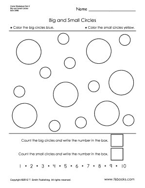 Fillable Online Circle Worksheet Set 2 Fax Email Print - pdfFiller