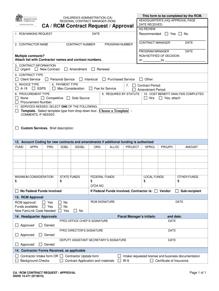 Fillable Online This form to be completed by the RCM Fax Email Print ...