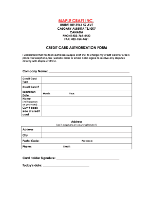 Fillable Online MAPLE CRAFT INC Fax Email Print - pdfFiller