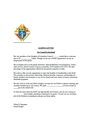 Fillable Online On Council Letterhead Fax Email Print - pdfFiller