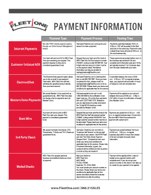 Fillable Online Login to Fleet One Online Account Management Fax Email ...