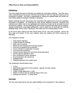 Office Bearers Example - Fill Online, Printable, Fillable, Blank ...