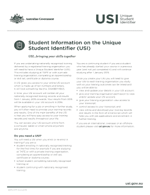 Fillable Online Student Information on the Unique Fax Email Print - pdfFiller