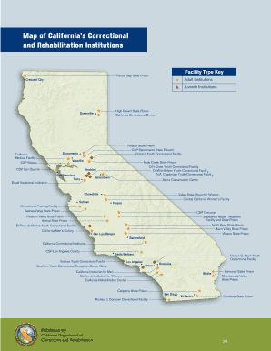 Fillable Online cphcs ca CMC Map of California's Correctional and ...