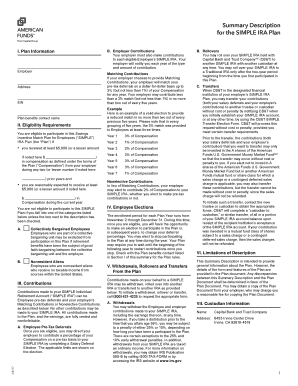 Fillable Online for the SIMPLE IRA Plan Fax Email Print - pdfFiller