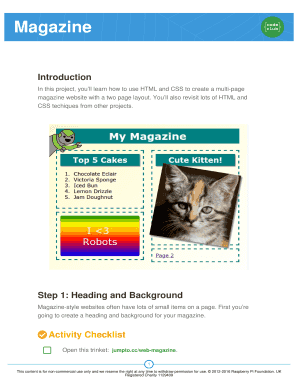 Fillable Online In this project, youll learn how to use HTML and CSS to create a multi-page Fax ...