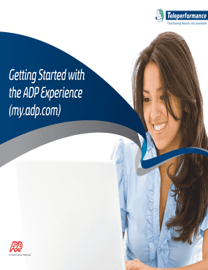 Fillable Online the ADP Experience Fax Email Print - pdfFiller