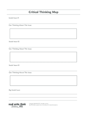 Fillable Online Critical Thinking Map Fax Email Print - pdfFiller