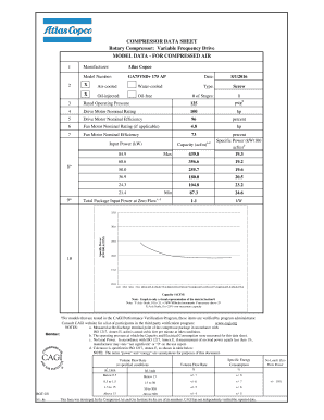 Fillable Online Rotary Compressor: Variable Frequency Drive Fax Email ...