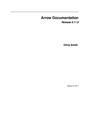 Fillable Online Arrow Documentation Fax Email Print - pdfFiller