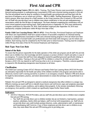 Fillable Online First Aid and CPR Fax Email Print - pdfFiller