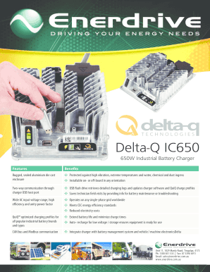 Delta Q Ic650 - Fill Online, Printable, Fillable, Blank | pdfFiller