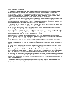 Fillable Online Board of Directors Certification Fax Email Print ...