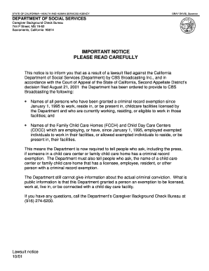 Fillable Online Caregiver Background Check Bureau Fax Email Print ...