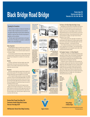 Fillable Online Black Bridge Road Bridge Fax Email Print - pdfFiller