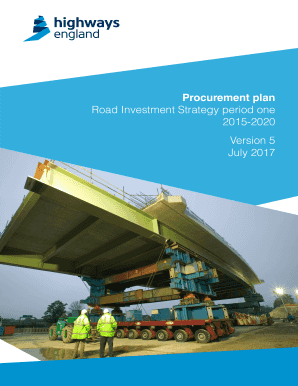 Fillable Online Road Investment Strategy period one Fax Email Print ...