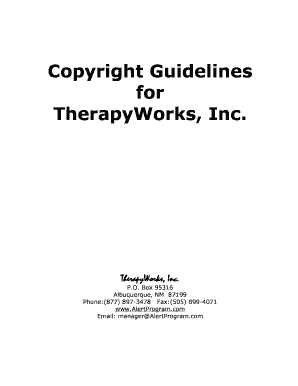 Fillable Online Copyright Guidelines Fax Email Print - pdfFiller