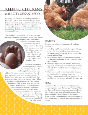 Fillable Online KEEPING CHICKENS Fax Email Print - pdfFiller