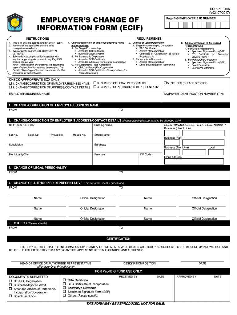 Fillable Online EMPLOYERS CHANGE OF Fax Email Print - pdfFiller