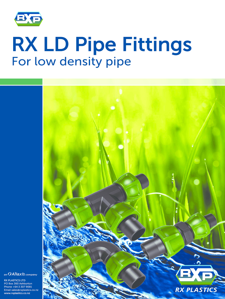 Fillable Online RX LD Pipe Fittings Fax Email Print - pdfFiller