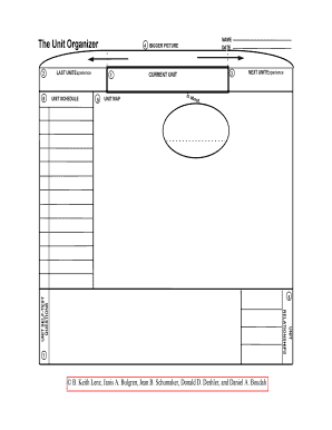Fillable Online UNIT SCHEDULE Fax Email Print - pdfFiller