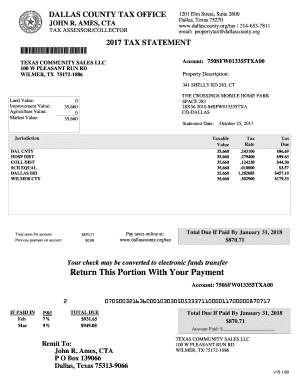 Fillable Online TAX ASSESSOR/COLLECTOR Fax Email Print - pdfFiller