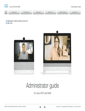Fillable Online Cisco DX70 and DX80 Fax Email Print - pdfFiller