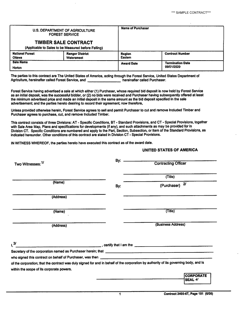 Fillable Online *** SAMPLE CONTRACT*** Fax Email Print - pdfFiller