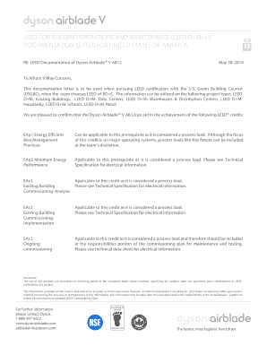 Fillable Online OPERATING MANUAL ... - Dyson Fax Email Print - pdfFiller