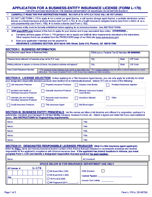 Fillable Online FORM L-176 Fax Email Print - pdfFiller