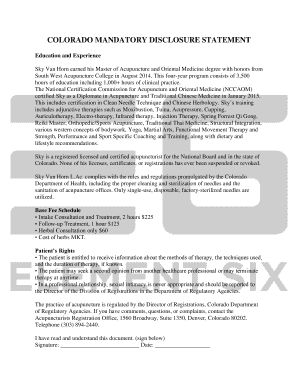 Fillable Online colorado mandatory disclosure statement - cloudfront ...