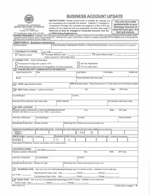 Fillable Online INSTRUCTIONS: Please check boxes to indicate the change ...